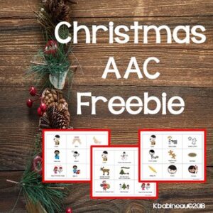 10 Free Christmas Activities for Speech Therapy - Kathy B SLP