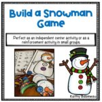 Snowman Speech Therapy Ideas - Kathy B SLP